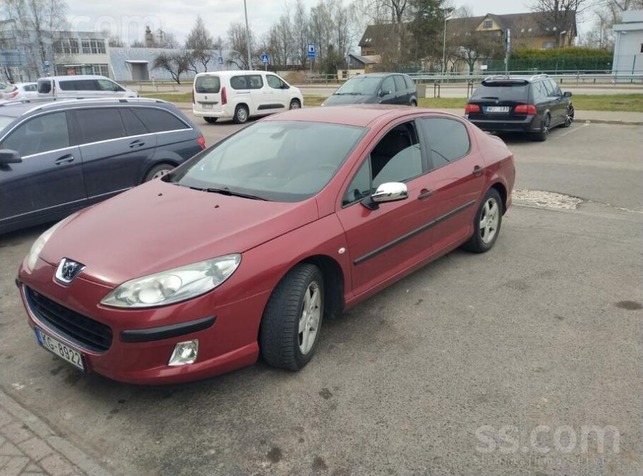 Red Peugeot 407 2004 in Riga, with an engine capacity of 1.80 L and mileage of 191 thousand km for 700 €, photo 3 on AUTOMOTO.COM.LV