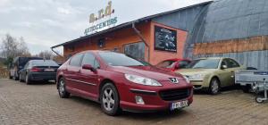 Sarkans Peugeot 407 2005 Valmiera, ar dzinēja tilpumu 1.80 L un nobraukumu 277 tūkst. km par 1300 €, foto  vietnē AUTOMOTO.COM.LV