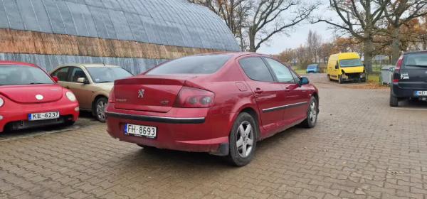 Red Peugeot 407 2005 in Valmiera, with an engine capacity of 1.80 L and mileage of 277 thousand km for 1300 €, photo 3 on AUTOMOTO.COM.LV