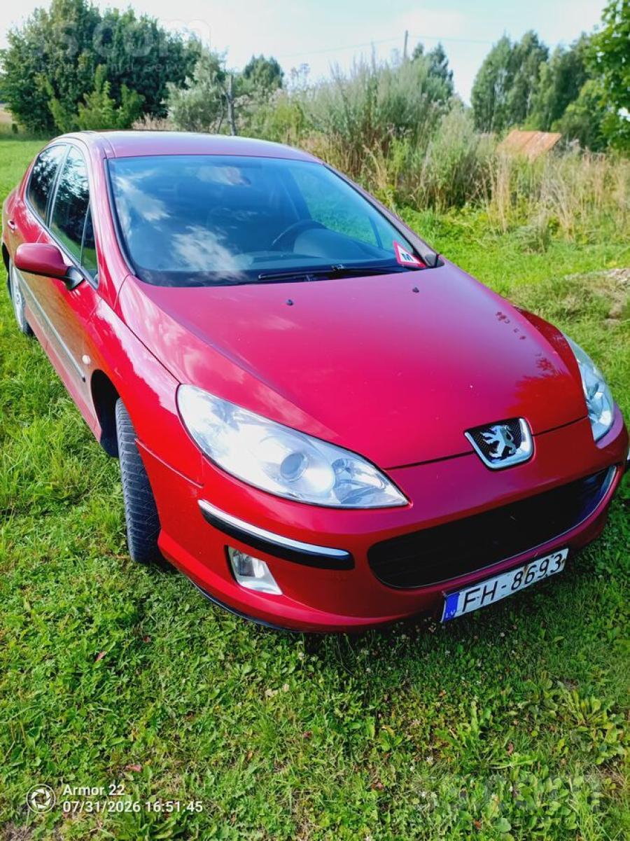 Sarkans Peugeot 407 2005 Valmiera, ar dzinēja tilpumu 1.80 L un nobraukumu 304 tūkst. km par 400 €, foto 3 vietnē AUTOMOTO.COM.LV