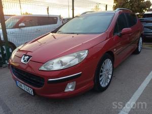 Red Peugeot 407 2005 in Riga, with an engine capacity of 2.00 L and mileage of 283 thousand km for 2400 €, photo  on AUTOMOTO.COM.LV