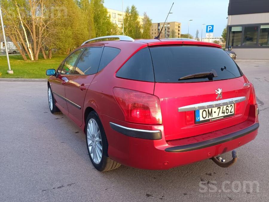 Red Peugeot 407 2005 in Riga, with an engine capacity of 2.00 L and mileage of 283 thousand km for 2400 €, photo 11 on AUTOMOTO.COM.LV