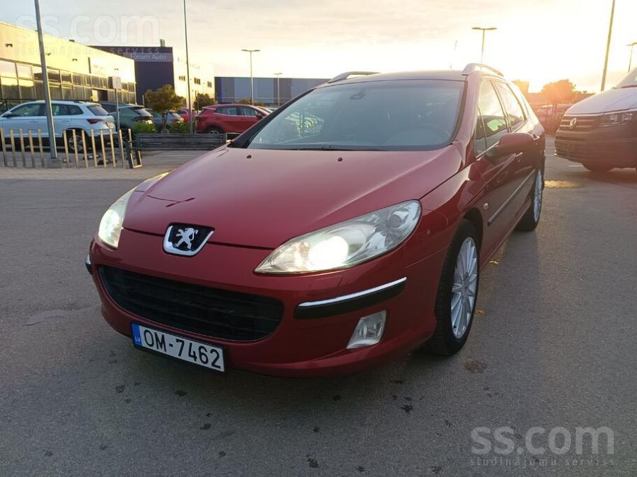 Red Peugeot 407 2005 in Riga, with an engine capacity of 2.00 L and mileage of 283 thousand km for 2400 €, photo 13 on AUTOMOTO.COM.LV
