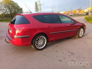 Red Peugeot 407 2005 in Riga, with an engine capacity of 2.00 L and mileage of 283 thousand km for 2400 €, photo 15 on AUTOMOTO.COM.LV