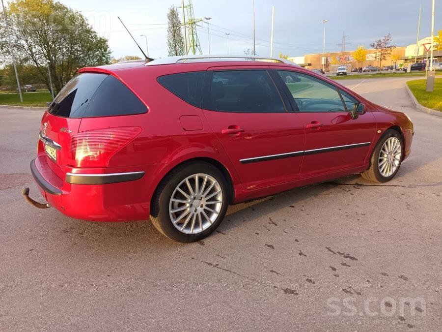 Red Peugeot 407 2005 in Riga, with an engine capacity of 2.00 L and mileage of 283 thousand km for 2400 €, photo 15 on AUTOMOTO.COM.LV