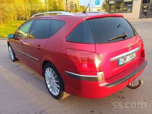 Red Peugeot 407 2005 in Riga, with an engine capacity of 2.00 L and mileage of 283 thousand km for 2400 €, photo 17 on AUTOMOTO.COM.LV