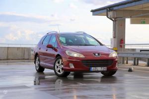 Red Peugeot 407 2007 in Vilnius, with an engine capacity of 2.18 L and mileage of 347 thousand km for 1150 €, photo 3 on AUTOMOTO.COM.LV