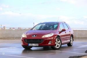 Red Peugeot 407 2007 in Vilnius, with an engine capacity of 2.18 L and mileage of 347 thousand km for 1150 €, photo 4 on AUTOMOTO.COM.LV