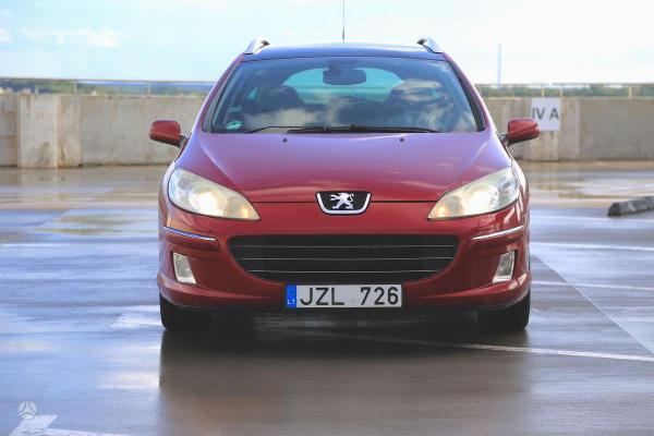 Красный Пежо 407 2007 в Вильнюс, объемом двигателя 2.18 л и пробегом 347 тыс. км за 1150 €, фото 7 на AUTOMOTO.COM.LV