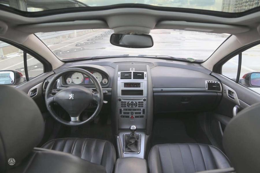 Red Peugeot 407 2007 in Vilnius, with an engine capacity of 2.18 L and mileage of 347 thousand km for 1150 €, photo 11 on AUTOMOTO.COM.LV