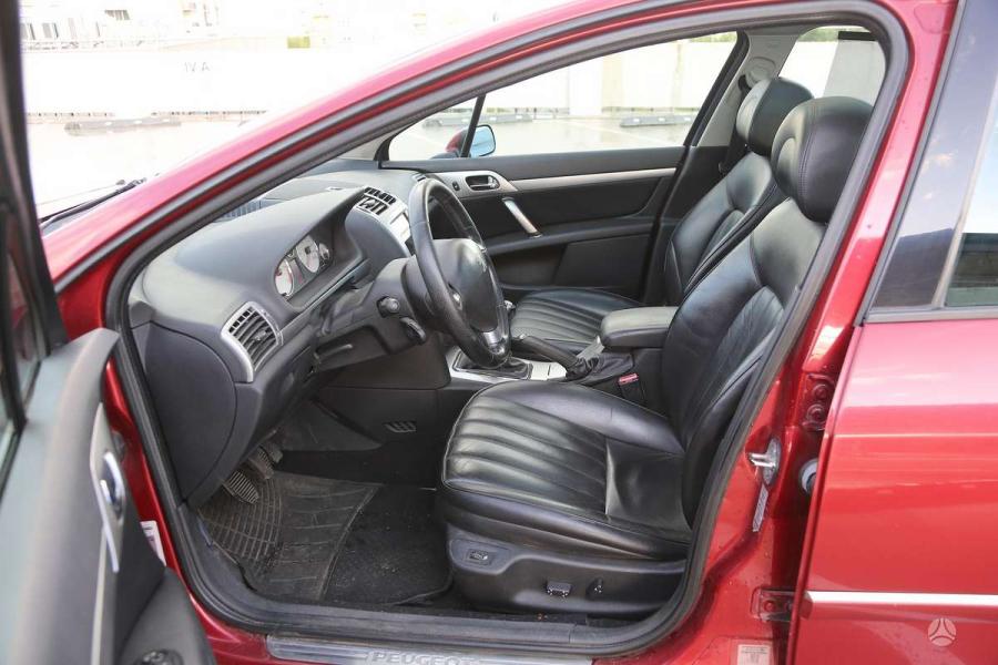 Red Peugeot 407 2007 in Vilnius, with an engine capacity of 2.18 L and mileage of 347 thousand km for 1150 €, photo 12 on AUTOMOTO.COM.LV