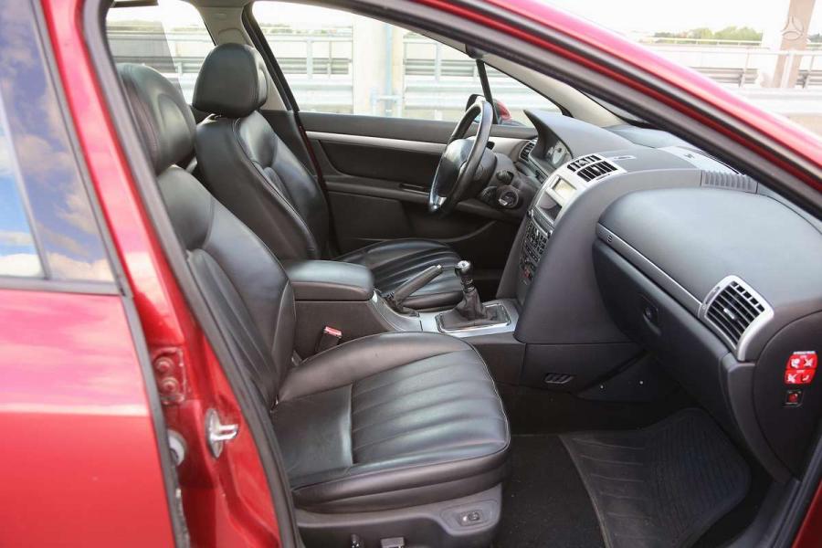 Red Peugeot 407 2007 in Vilnius, with an engine capacity of 2.18 L and mileage of 347 thousand km for 1150 €, photo 13 on AUTOMOTO.COM.LV