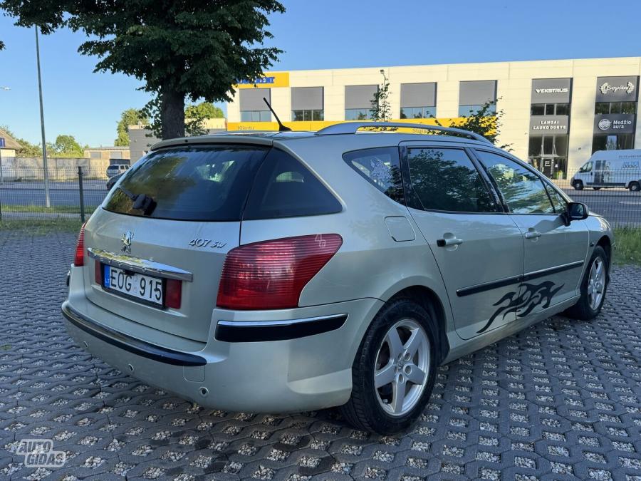 Peugeot 407 2006 in Panevezys, with an engine capacity of 2.00 L and mileage of 311 thousand km for 750 €, photo 10 on AUTOMOTO.COM.LV
