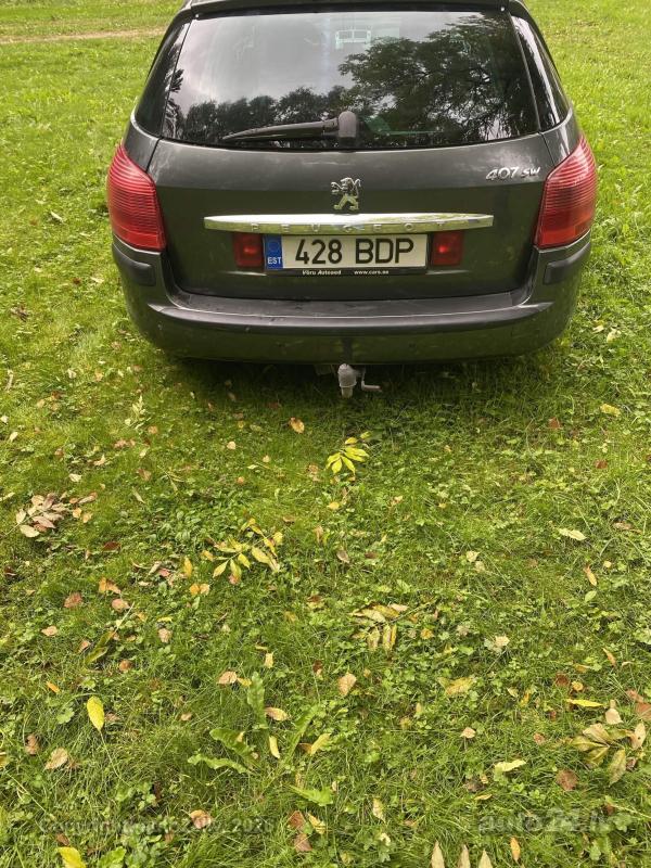 Peugeot 407 2006 Tallina vietnē Peugeot 407 2006 Tallina, ar dzinēja tilpumu 1.70 L un nobraukumu 333 tūkst. km par 1200 €, foto 5 vietnē AUTOMOTO.COM.LV