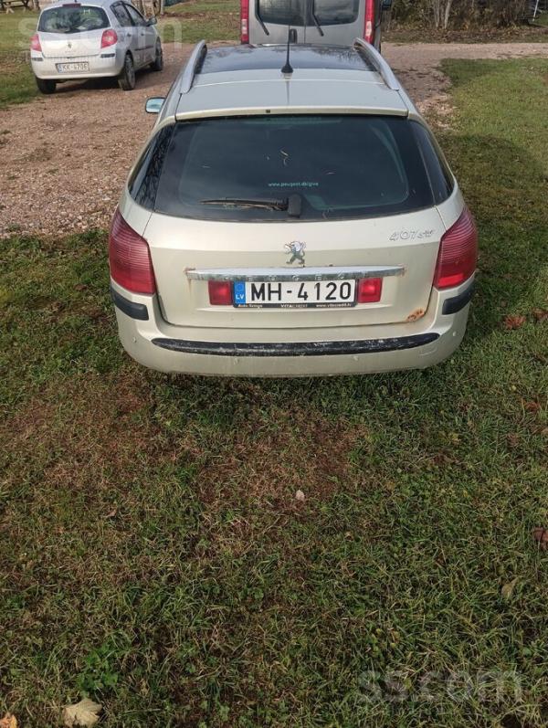 Peugeot 407 2007 Valka, ar dzinēja tilpumu 1.60 L un nobraukumu 376 tūkst. km par 500 €, foto 8 vietnē AUTOMOTO.COM.LV