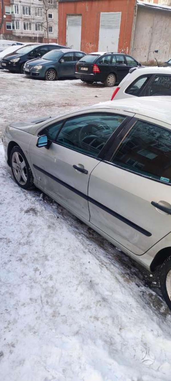 Yellow Peugeot 407 2004 in Klaipeda, with an engine capacity of 1.56 L and mileage of 300 thousand km for 800 €, photo 5 on AUTOMOTO.COM.LV