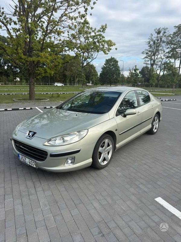 Желтый Пежо 407 2007 в Каунас, объемом двигателя 2.00 л и пробегом 235 тыс. км за 1150 €, фото 3 на AUTOMOTO.COM.LV