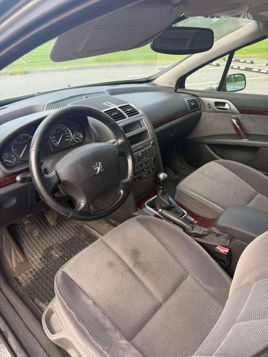 Dzeltens Peugeot 407 2007 Kauņa, ar dzinēja tilpumu 2.00 L un nobraukumu 235 tūkst. km par 1150 €, foto 14 vietnē AUTOMOTO.COM.LV