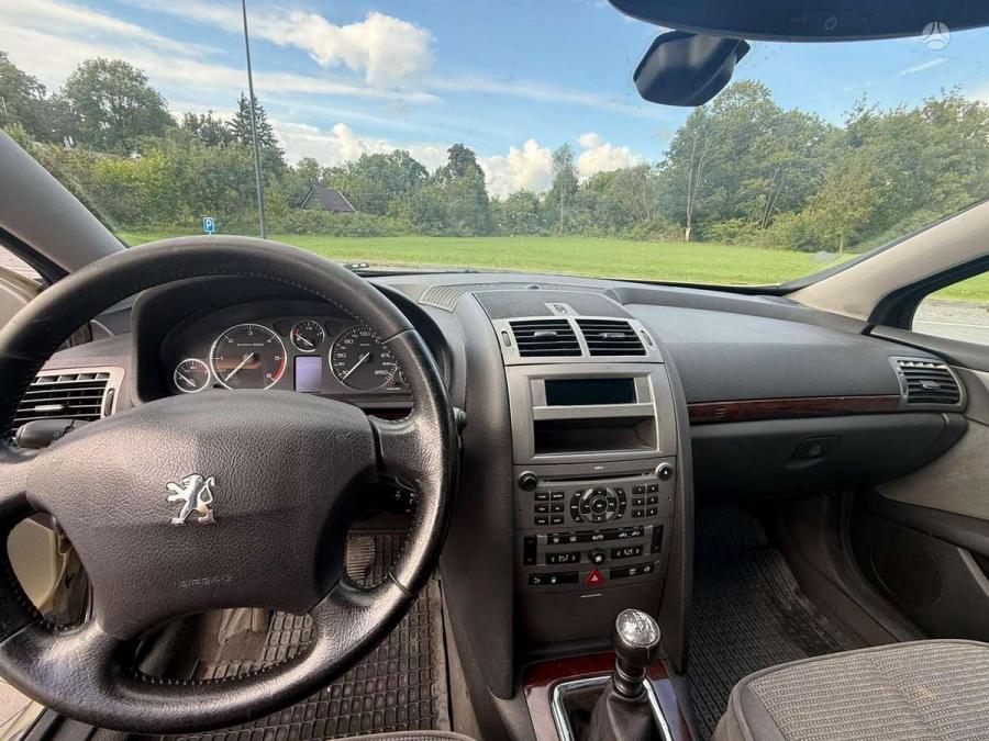 Dzeltens Peugeot 407 2007 Kauņa, ar dzinēja tilpumu 2.00 L un nobraukumu 235 tūkst. km par 1150 €, foto 15 vietnē AUTOMOTO.COM.LV