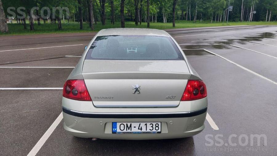 Желтый Пежо 407 2008 в Алуксне, объемом двигателя 2.00 л и пробегом 0 тыс. км за 1750 €, фото 9 на AUTOMOTO.COM.LV