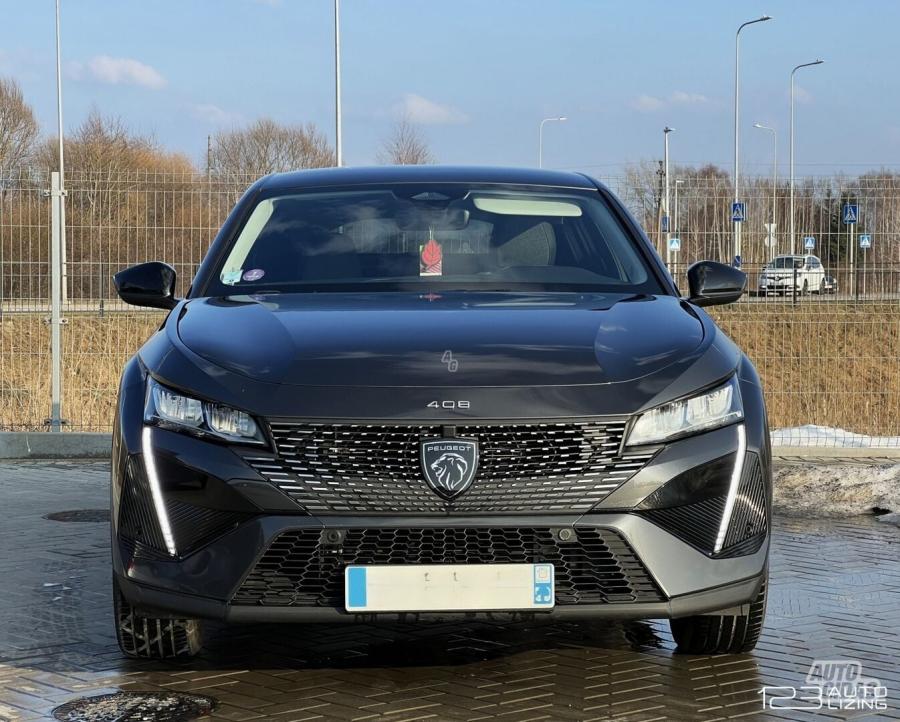 Black Peugeot 408 2023 in Taurage, with an engine capacity of 1.60 L and mileage of 120 thousand km for 21999 €, photo 4 on AUTOMOTO.COM.LV