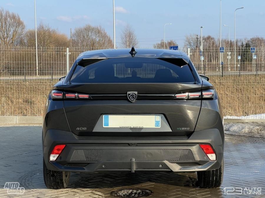 Black Peugeot 408 2023 in Taurage, with an engine capacity of 1.60 L and mileage of 120 thousand km for 21999 €, photo 10 on AUTOMOTO.COM.LV