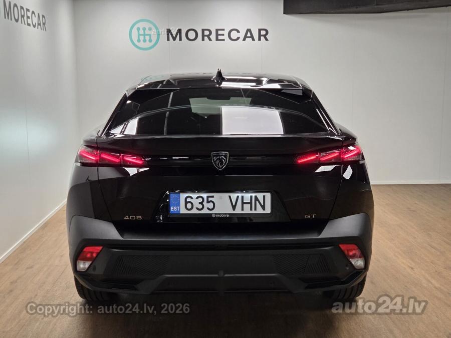 Melns Peugeot 408 2024 Tallina, ar dzinēja tilpumu 1.20 L un nobraukumu 45 tūkst. km par 26900 €, foto 6 vietnē AUTOMOTO.COM.LV