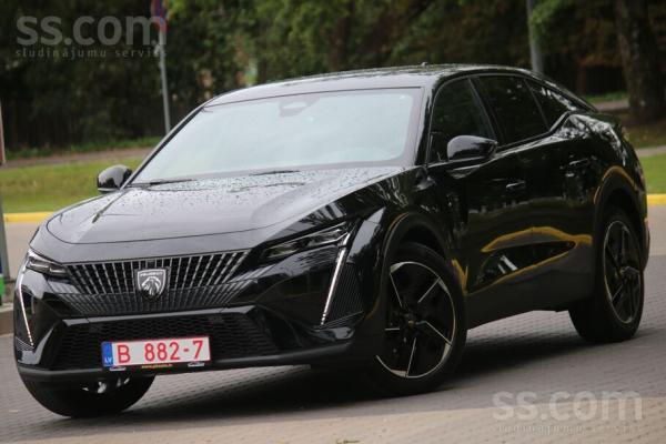 Melns Peugeot 408 2024 Rīga, ar dzinēja tilpumu 1.20 L un nobraukumu 26 tūkst. km par 24990 €, foto 1 vietnē AUTOMOTO.COM.LV