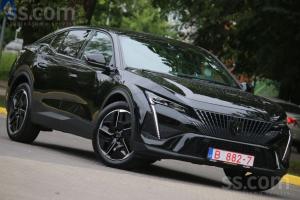 Black Peugeot 408 2024 in Riga, with an engine capacity of 1.20 L and mileage of 26 thousand km for 24990 €, photo 4 on AUTOMOTO.COM.LV
