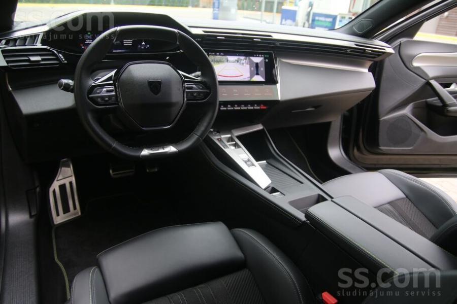 Black Peugeot 408 2024 in Riga, with an engine capacity of 1.20 L and mileage of 26 thousand km for 24990 €, photo 10 on AUTOMOTO.COM.LV