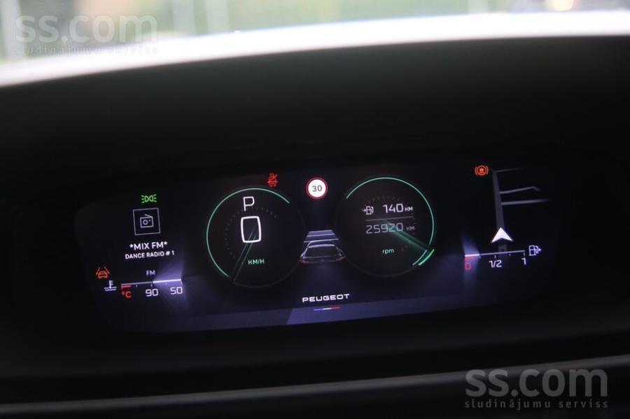 Black Peugeot 408 2024 in Riga, with an engine capacity of 1.20 L and mileage of 26 thousand km for 24990 €, photo 21 on AUTOMOTO.COM.LV