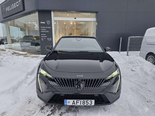 Melns Peugeot 408 2025 Klaipėda, ar dzinēja tilpumu 1.20 L un nobraukumu 3 tūkst. km par 32000 €, foto 2 vietnē AUTOMOTO.COM.LV