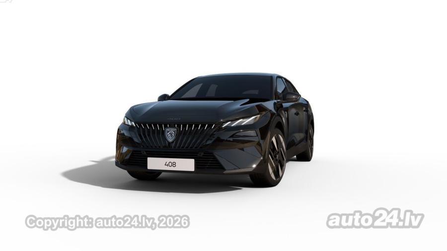 Melns Peugeot 408 2026 Pērnava, ar dzinēja tilpumu 1.20 L un nobraukumu 6 tūkst. km par 35500 €, foto 1 vietnē AUTOMOTO.COM.LV