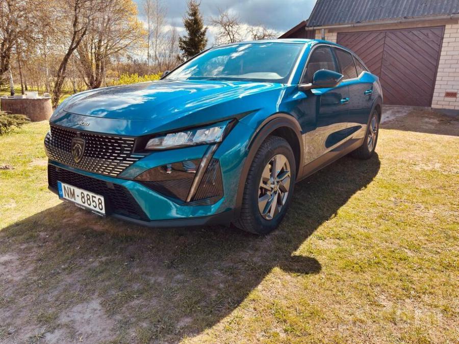 Синий Пежо 408 2023 в Огре, объемом двигателя 1.20 л и пробегом 53 тыс. км за 21000 €, фото 1 на AUTOMOTO.COM.LV