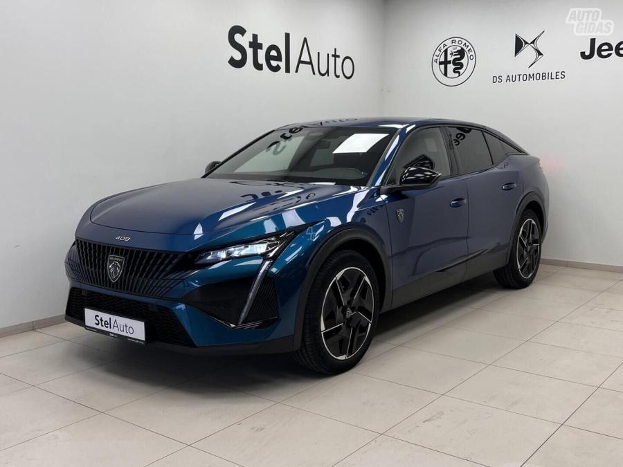 Zils Peugeot 408 2023 Viļņa, ar dzinēja tilpumu 1.20 L un nobraukumu 57 tūkst. km par 24500 €, foto 1 vietnē AUTOMOTO.COM.LV