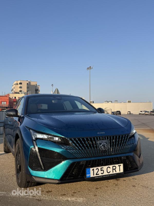 Zils Peugeot 408 2023 Tallina, ar dzinēja tilpumu 0.13 L un nobraukumu 0 tūkst. km par 28000 €, foto 2 vietnē AUTOMOTO.COM.LV