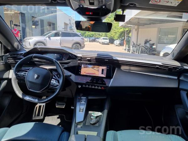 Blue Peugeot 408 2023 in Riga, with an engine capacity of 1.60 L and mileage of 69 thousand km for 26800 €, photo 8 on AUTOMOTO.COM.LV