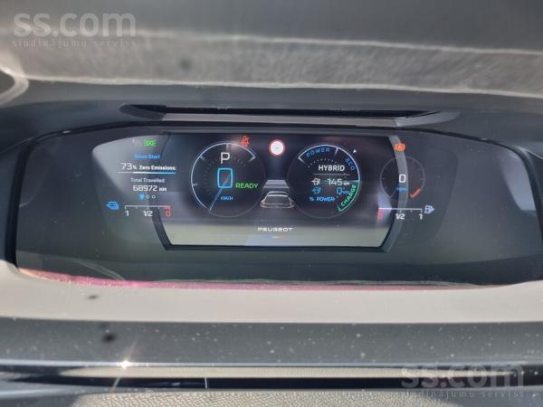 Blue Peugeot 408 2023 in Riga, with an engine capacity of 1.60 L and mileage of 69 thousand km for 26800 €, photo 10 on AUTOMOTO.COM.LV