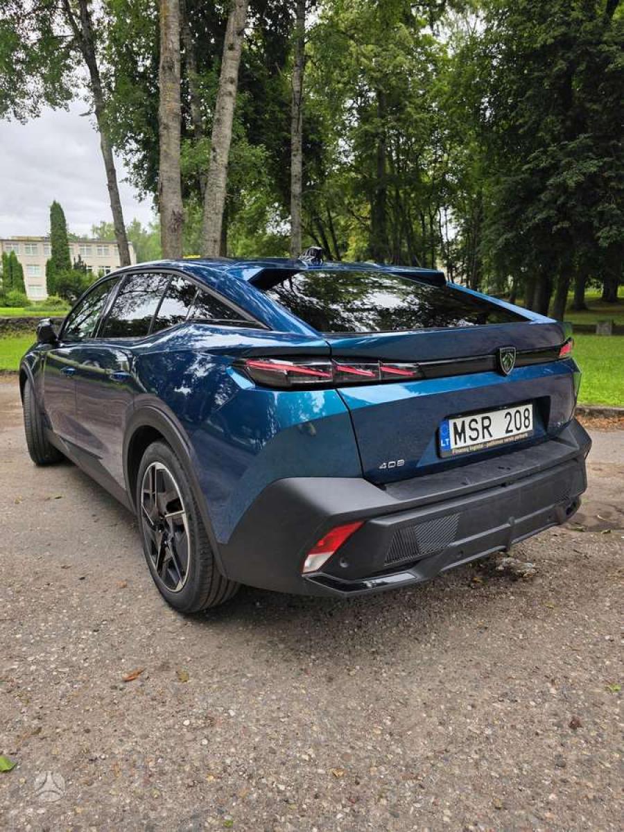 Blue Peugeot 408 2023 in Vilnius, with an engine capacity of 1.20 L and mileage of 48 thousand km for 23500 €, photo 9 on AUTOMOTO.COM.LV