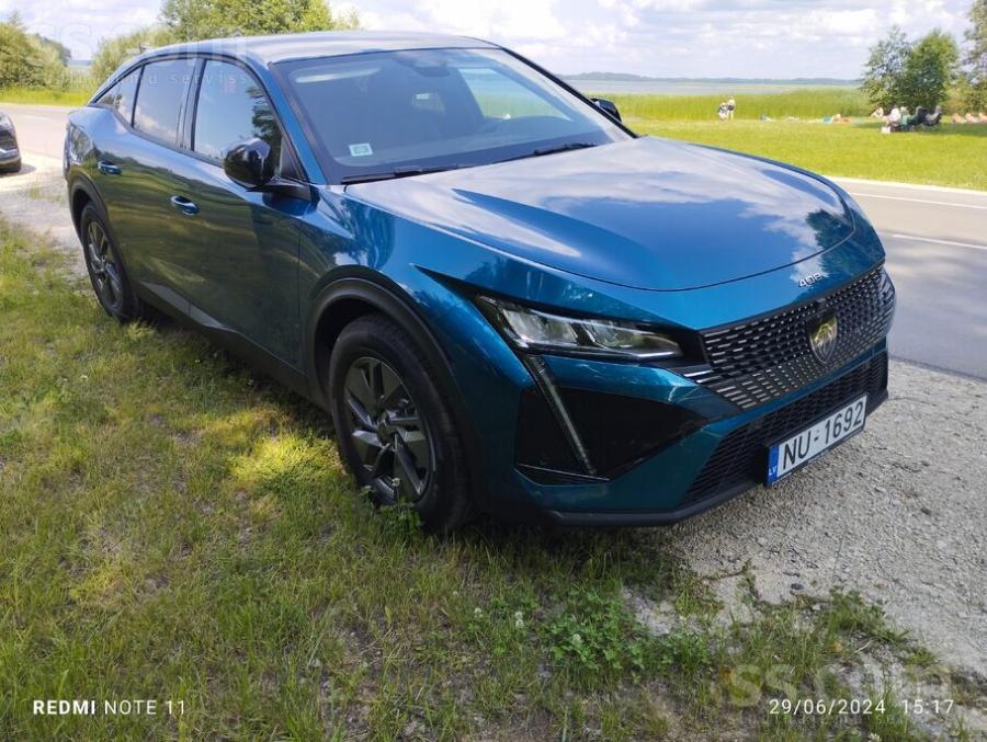 Синий Пежо 408 2024 в Алуксне, объемом двигателя 1.20 л и пробегом 35 тыс. км за 23500 €, фото 1 на AUTOMOTO.COM.LV