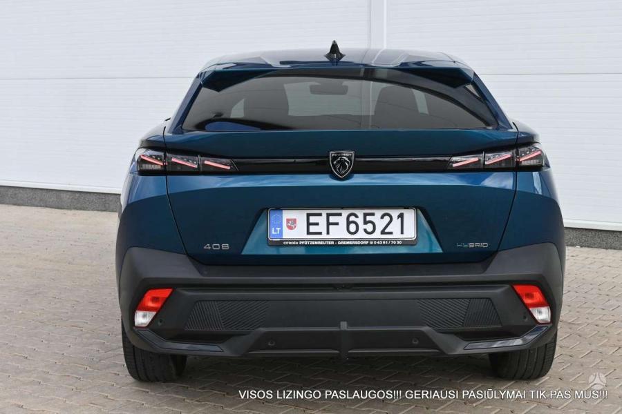 Blue Peugeot 408 2024 in Kretinga, with an engine capacity of 1.60 L and mileage of 93 thousand km for 23199 €, photo 10 on AUTOMOTO.COM.LV
