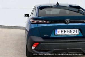 Blue Peugeot 408 2024 in Kretinga, with an engine capacity of 1.60 L and mileage of 93 thousand km for 23199 €, photo 12 on AUTOMOTO.COM.LV
