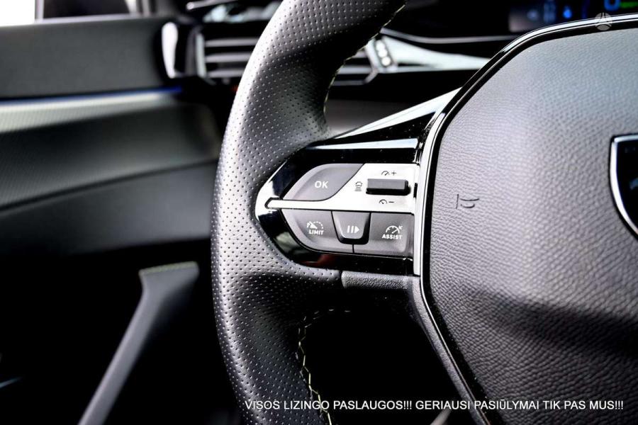 Blue Peugeot 408 2024 in Kretinga, with an engine capacity of 1.60 L and mileage of 93 thousand km for 23199 €, photo 35 on AUTOMOTO.COM.LV