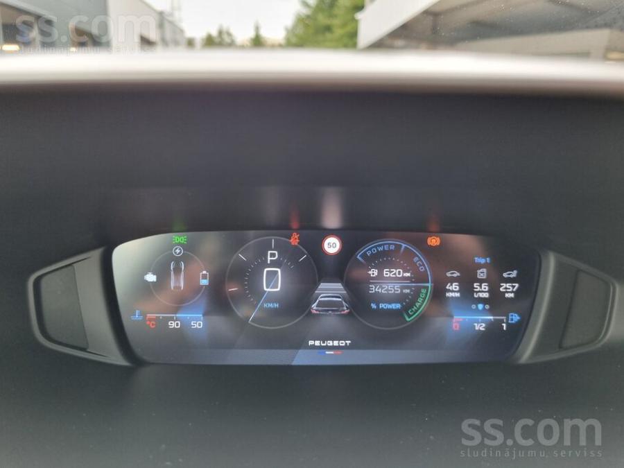 Blue Peugeot 408 2025 in Riga, with an engine capacity of 1.20 L and mileage of 34 thousand km for 25500 €, photo 10 on AUTOMOTO.COM.LV