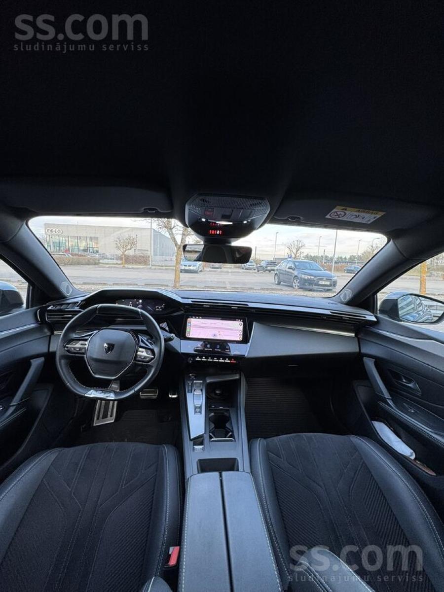 Green Peugeot 408 2023 in Riga, with an engine capacity of 1.20 L and mileage of 57 thousand km for 22900 €, photo 15 on AUTOMOTO.COM.LV