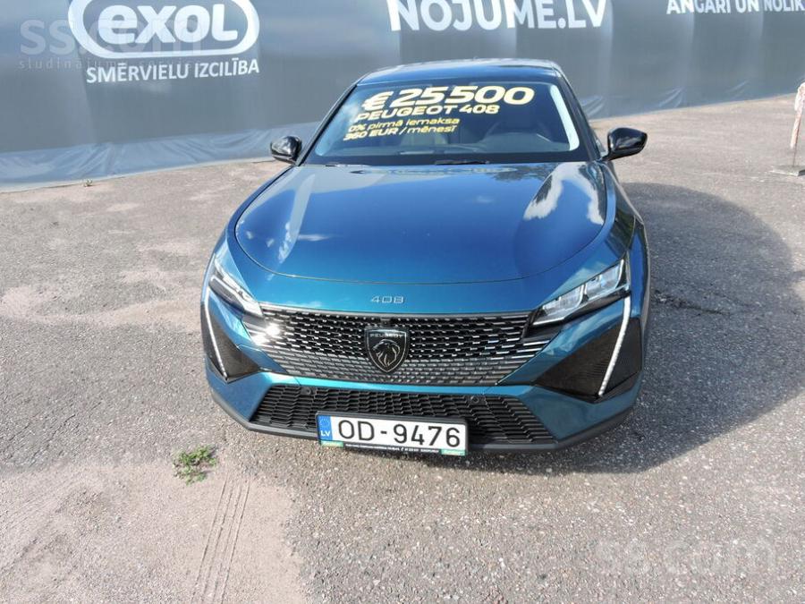 Зеленый Пежо 408 2025 в Цесис, объемом двигателя 1.20 л и пробегом 28 тыс. км за 25500 €, фото 6 на AUTOMOTO.COM.LV