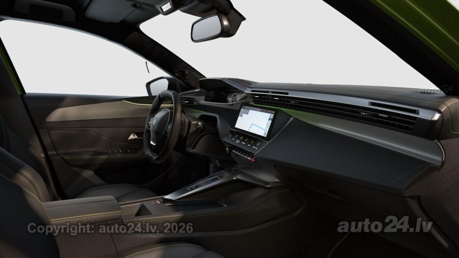 Green Peugeot 408 2026 in Tallinn, with an engine capacity of 1.20 L and mileage of 2 thousand km for 37200 €, photo 8 on AUTOMOTO.COM.LV