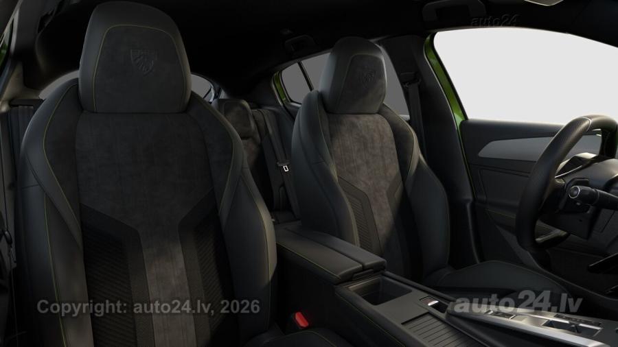 Green Peugeot 408 2026 in Tallinn, with an engine capacity of 1.20 L and mileage of 2 thousand km for 37200 €, photo 9 on AUTOMOTO.COM.LV