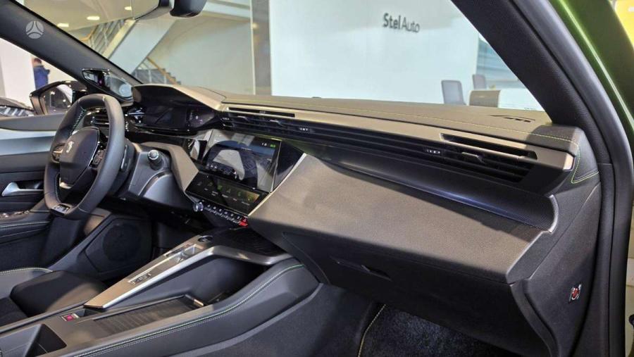 Green Peugeot 408 2026 in Kaunas, with an engine capacity of 1.20 L and mileage of 0 thousand km for 33900 €, photo 13 on AUTOMOTO.COM.LV