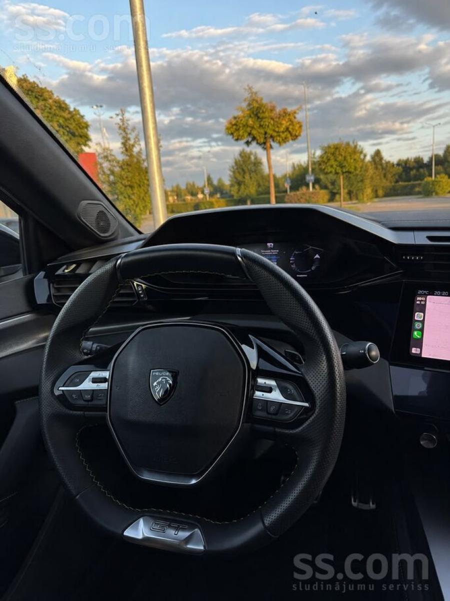 Pelēks Peugeot 408 2023 Ogre, ar dzinēja tilpumu 1.20 L un nobraukumu 53 tūkst. km par 22500 €, foto 6 vietnē AUTOMOTO.COM.LV